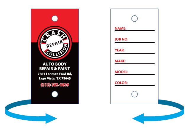 1000 CT FULL BLEED COLOR CUSTOM KEY TAGS #209 | AutoDealerSupplies.com ...